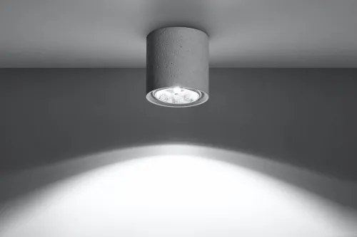 Stropní bodové svítidlo SOLLUX Cullo GU10 1x40W bez zdroje SL.0645 beton