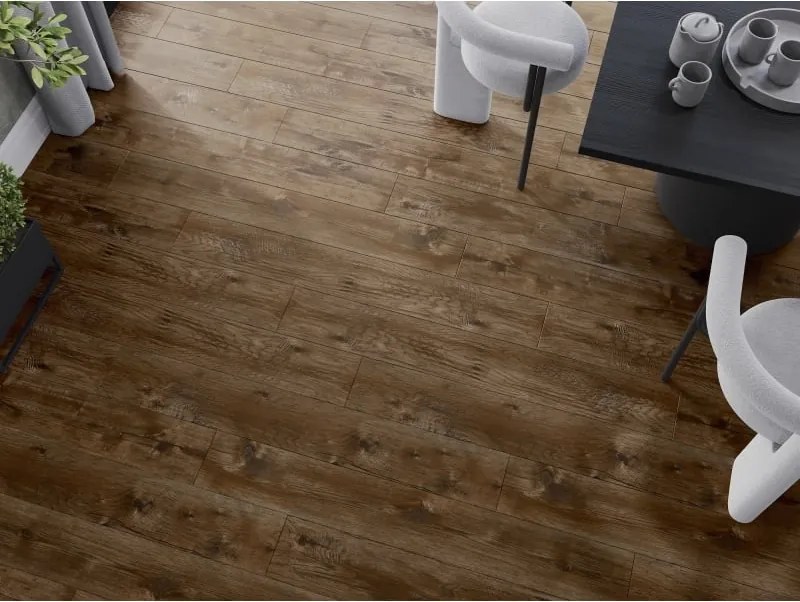Mexen Mount Vernon vzorek vinylových panelů SPC 6,5 mm, podklad IXPE 1,5 mm, 4 V-drážka, ořech - F1029-S