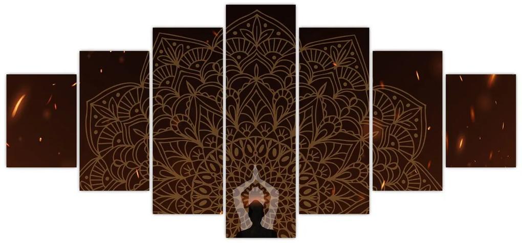 Obraz - Meditace (210x100 cm)