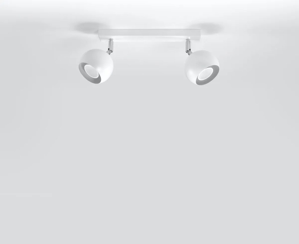 Sollux Lighting Stropní svítidlo OCULARE 2 bílé