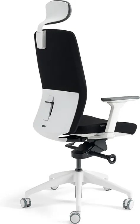 Office Pro Kancelářská ergonomická židle BESTUHL J2 WHITE SP — více barev, s podhlavníkem Modrá 214