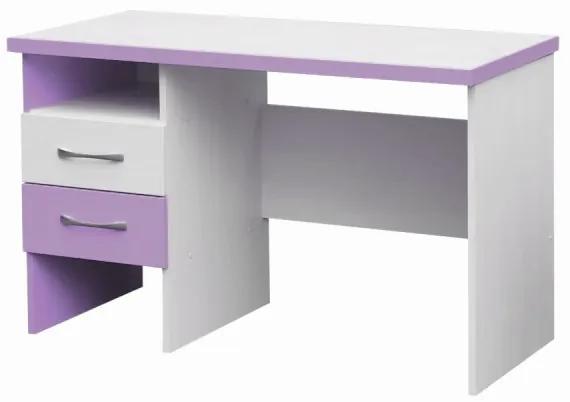 Dětský psací stůl Bradop NICK C010 bílá-fialová