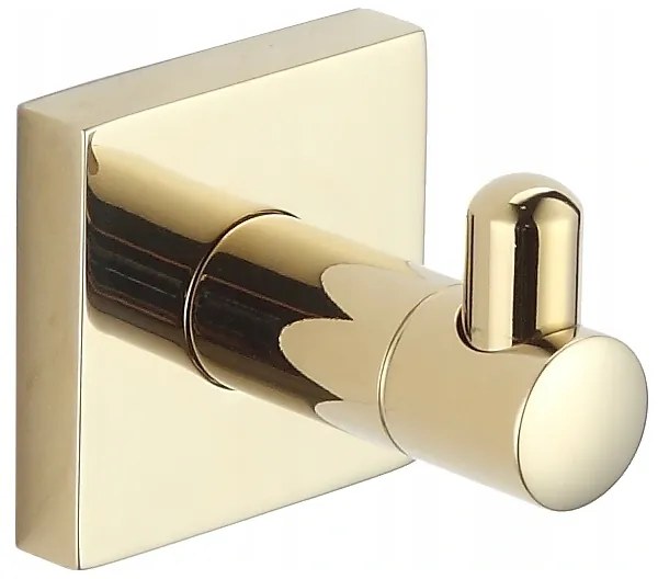 Mexen příslušenství, RUFO držák na ručníky, 1-háček, zlatá, 7050935-50