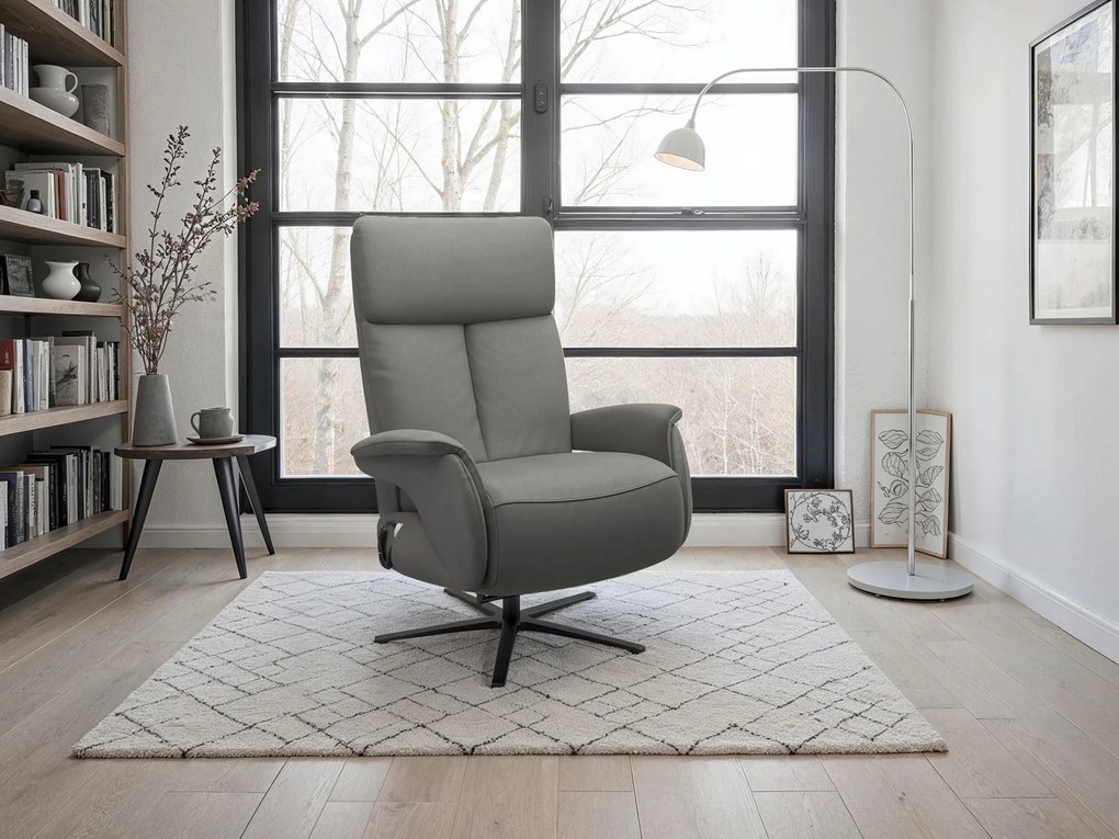 XXXLutz RELAXAČNÍ KŘESLO, kůže, antracitová Sit & More - Online Only křesla & taburety - 00014402868X