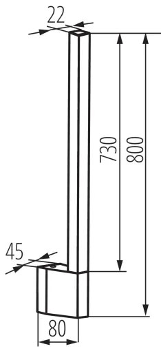Kanlux 38892- LED Venkovní nástěnné svítidlo YALTE LED/10W/230V 4000K IP54 černá