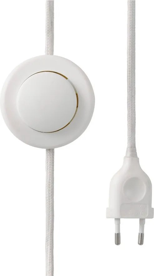 Krémová stojací lampa z materiálu bouclé (výška 119 cm) Philo – Ellos Home