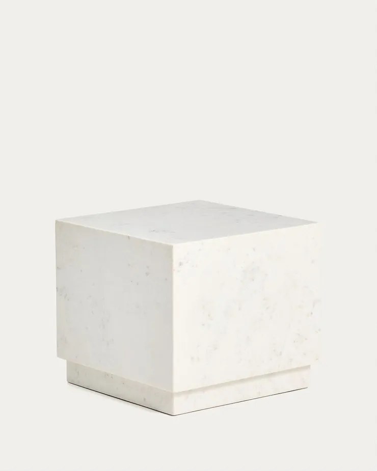 Mramorový odkládací stolek 40x40 cm Sorein – Kave Home