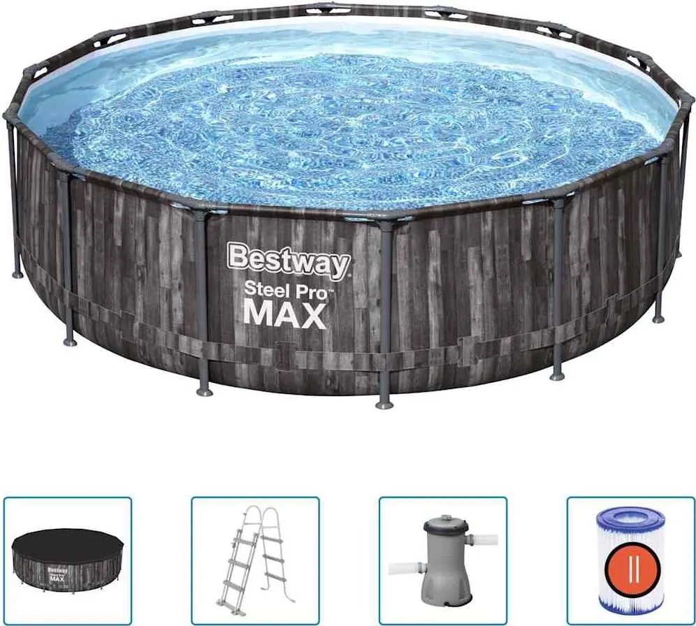 Bestway Bazénový set Steel Pro MAX kulatý 427 x 107 cm [92859]