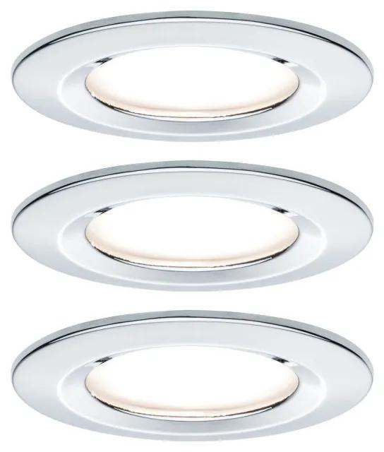 Vestavné svítidlo LED Nova kruhové 3x6,5W chrom nevýklopné 934.63 - PAULMANN