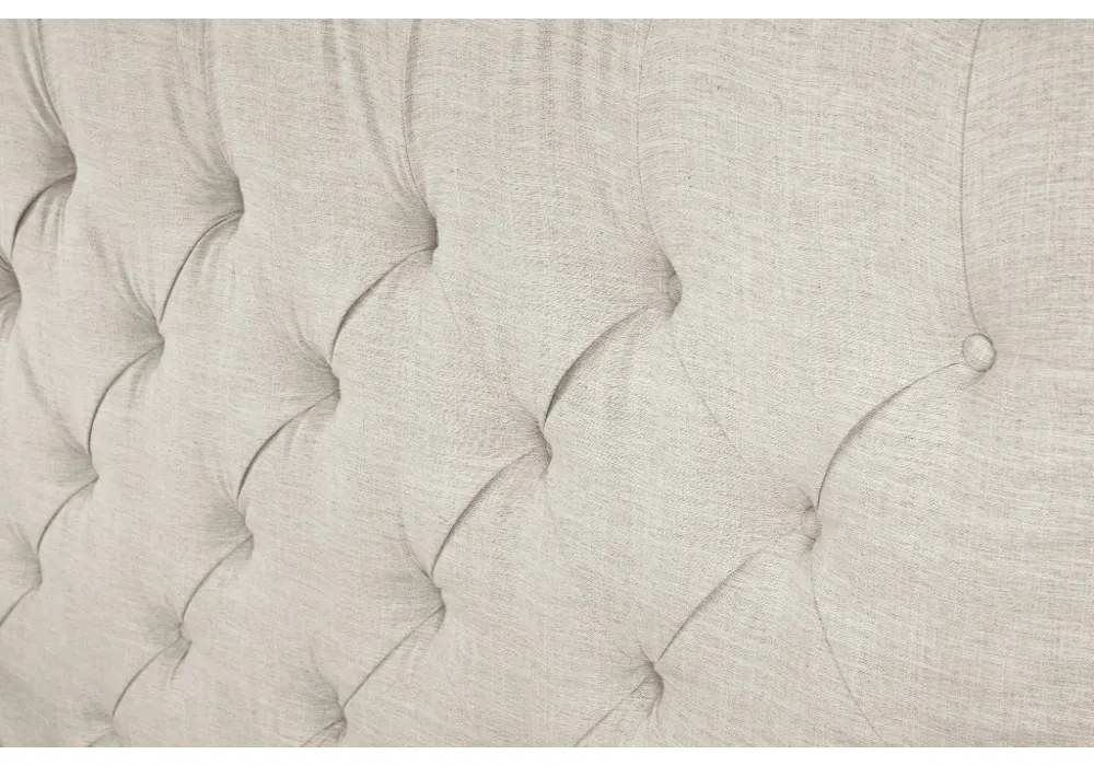 Massive home | Postel PARIS CHESTERFIELD 180x200cm lněná látka béžová