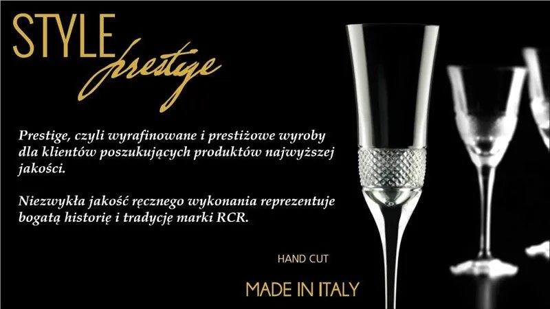 RCR CARRARA SKLENICE NA WHISKY 290ML SADA 2 KS