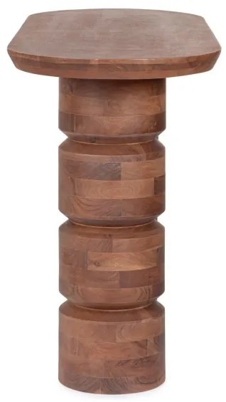 BIZZOTTO Konzolový stolek CORTEZ hnědý 130x45 cm