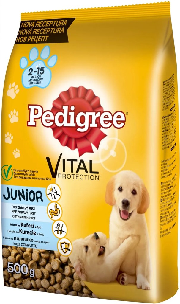 Pedigree Granule pro psy JUNIOR s kuřecím a rýží 500 g