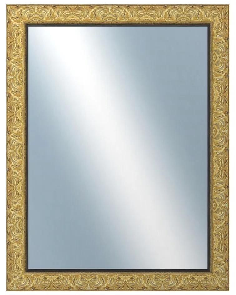 DANTIK - Zarámované zrcadlo - rozměr s rámem cca 70x90 cm z lišty PRAHA zlatá (2752)