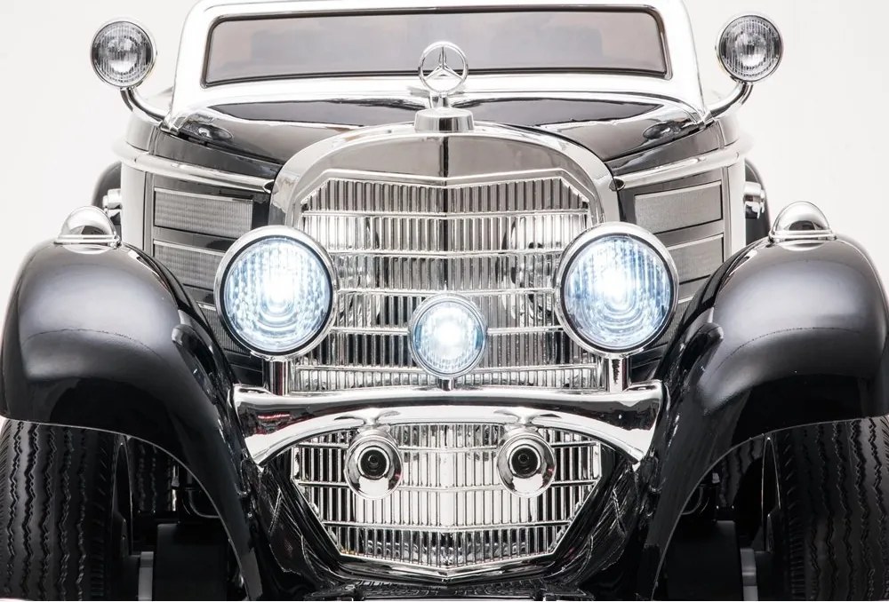 LEAN CARS Elektrické autíčko Mercedes 540K Premium LED MP3 černé