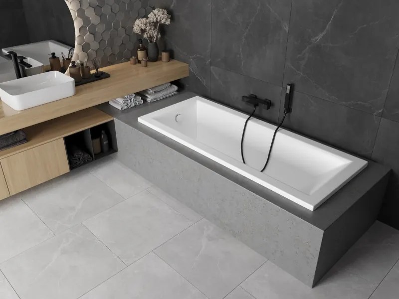 Mexen Cubik obdélníková vana 170 x 80 cm, bílá - 55031708000