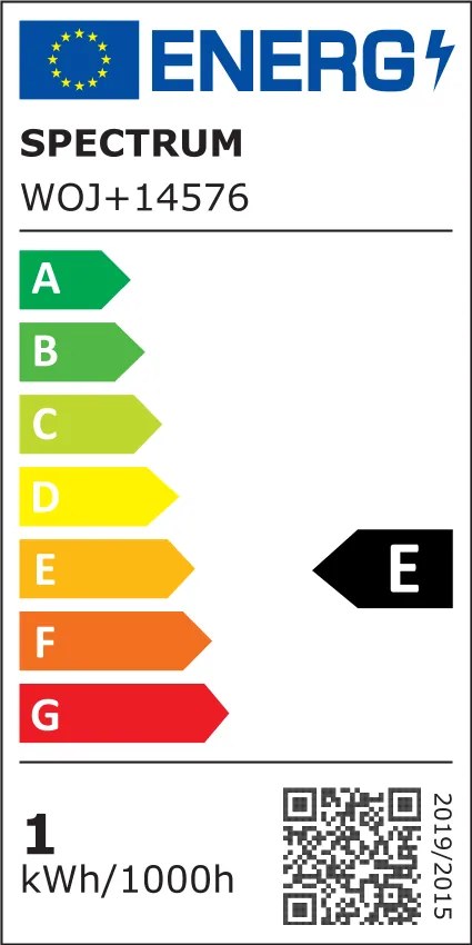 LED žárovka svíčka E27 230V 1W E14 neutrální bílá