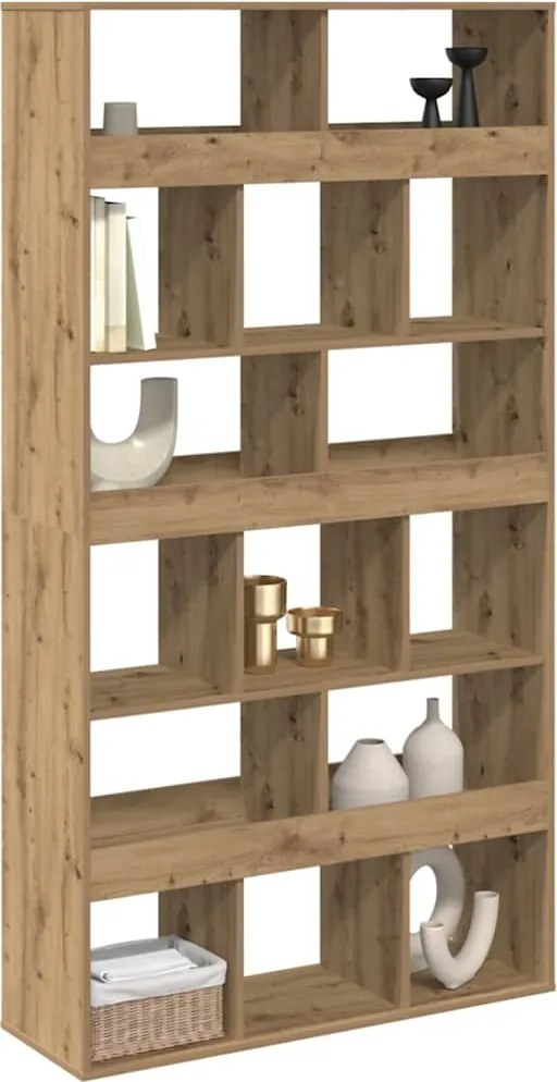 Knihovna dub artisan 100 x 33 x 187,5 cm kompozitní dřevo 3309383