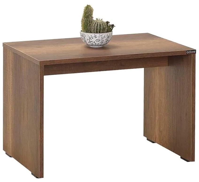 Adore Furniture | Konferenční stolek 43x60 cm hnědá | AD0101