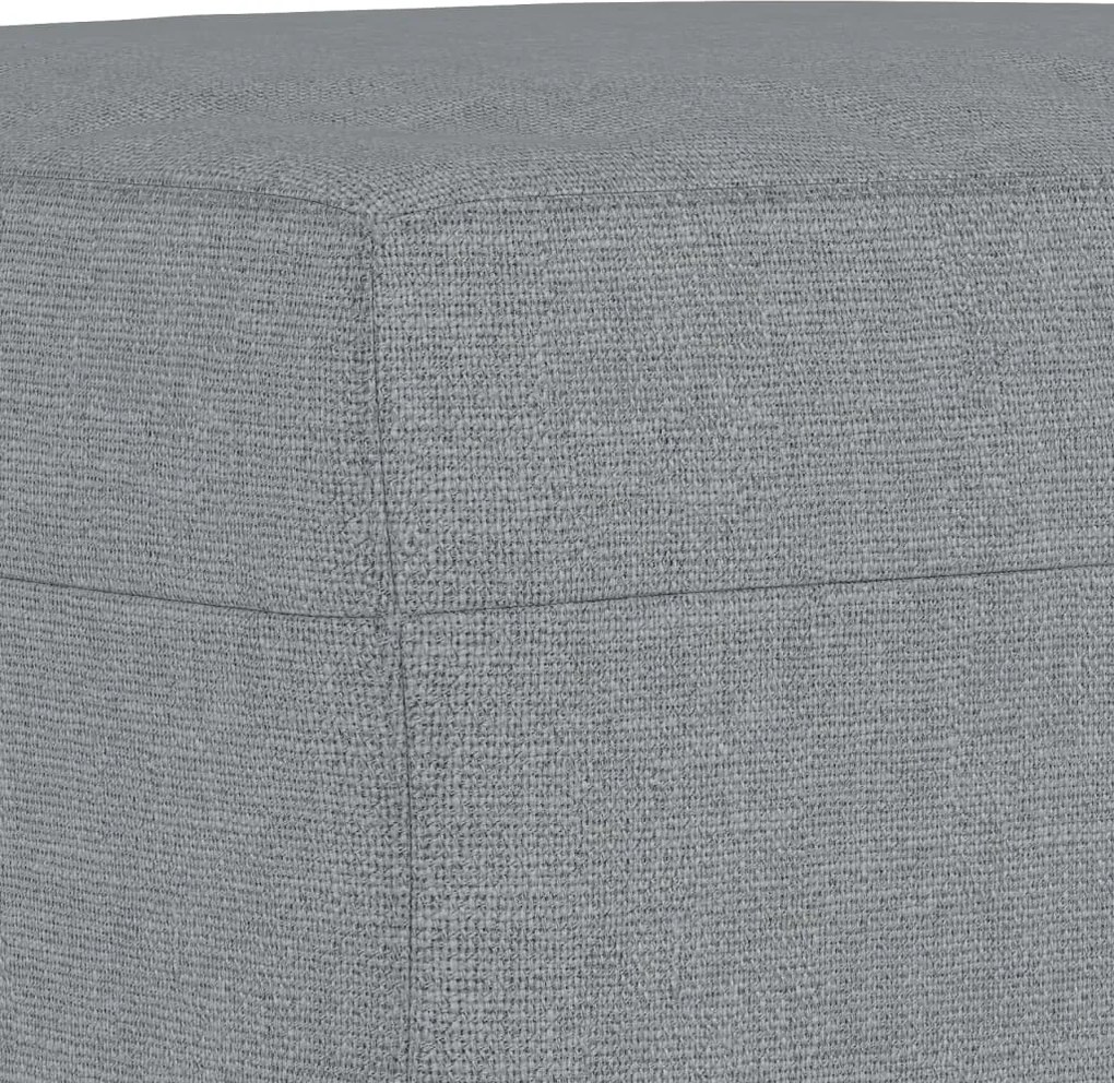 3dílná sedací souprava s poduškami světle šedá textil 3201608