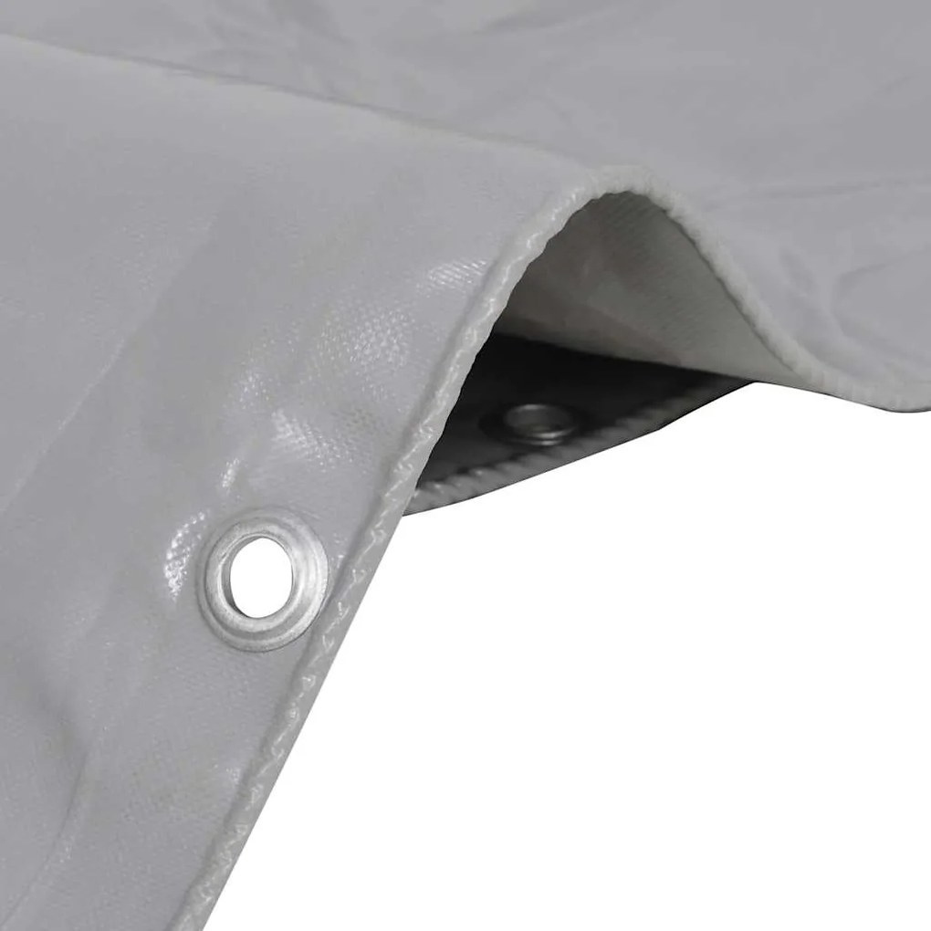 Plachta 650 g/m² 1,5 x 6 m šedá 144887