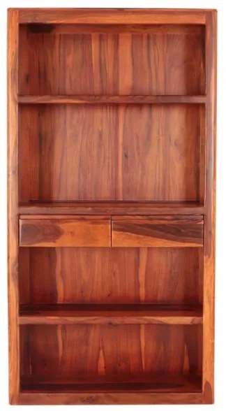 Indický nábytek - Knihovna Tina 100x190x35 z masivu palisandr Only stain