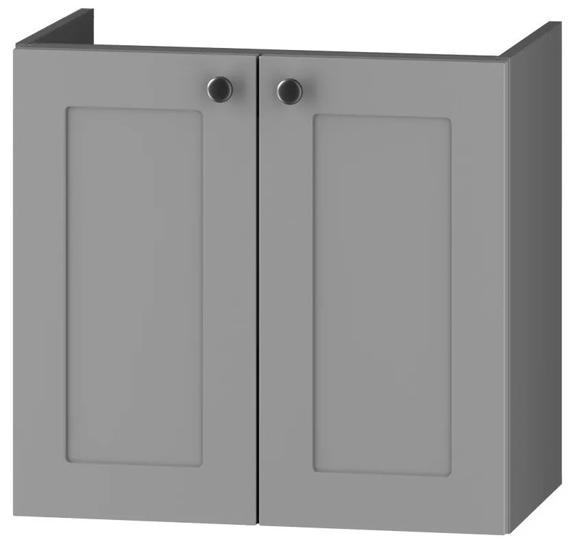 Casarredo - Komfort nábytek Závěsná koupelnová skříňka STRADONE DUM VEA 64 S/2 pod umyvadlo, šedá mat
