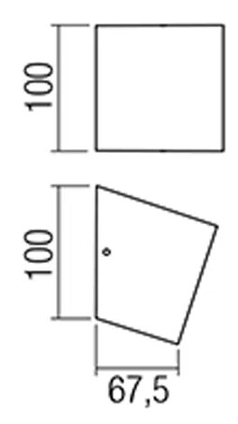 Redo 01-1317 nástěnné LED svítidlo Tobiko matně bílé, 6W, 3000K, 10cm