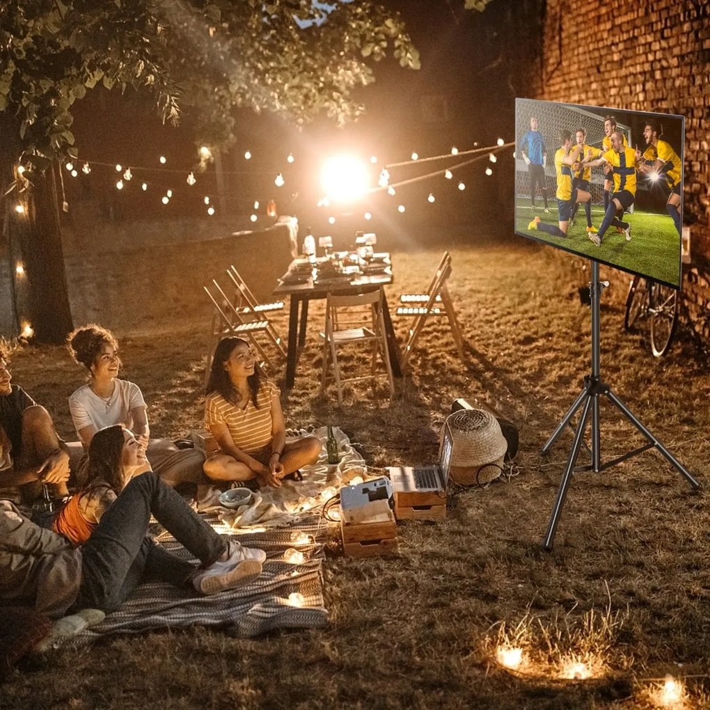 Costway Výškově nastavitelný televizní stojan pro 21–47 palcové plazmové/LCD/LED
