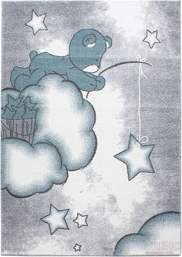 Breno Kusový koberec KIDS 580 Blue, 80x150 cm, Vícebarevné Biano.cz