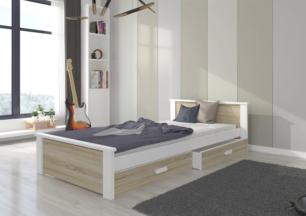 ADRK Furniture Postel ALDEX 180x80 CH-Alde-W+S-190-E1932