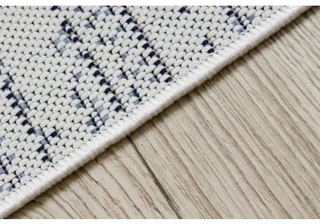 koberec COLOR 47272/396 SISAL Diamant Čtverce bílý velikost 200x290 cm | krásné koberce cz