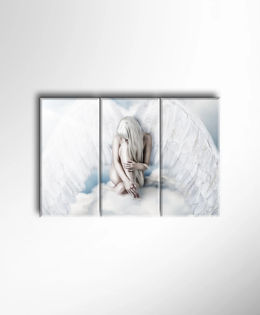 Malvis ® Obraz Anděl v nebi ROZMĚR (šířka x výška): pětidílné schody obdélník 150x75 cm