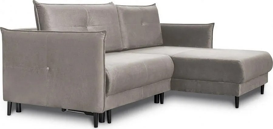 Casarredo - Komfort nábytek Rohová sedací souprava LASTRONI rozkládací s úložným prostorem, pravá, látky A1 | potah: gemma 93,barva: N10 natural