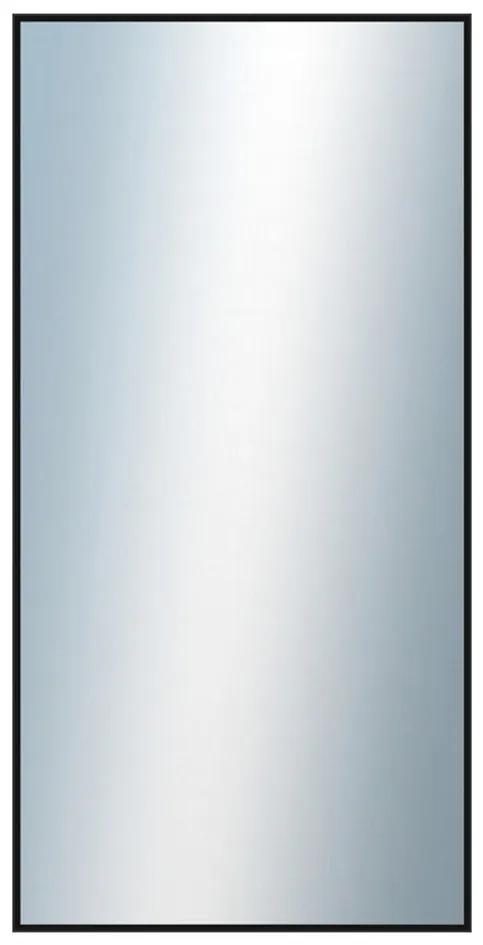 DANTIK - Zarámované zrcadlo - rozměr s rámem cca 60x120 cm z lišty Hliník černá lesklá |P269-016 (7269016)