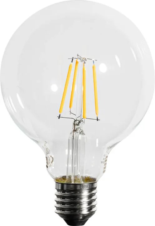 Sada 5 E27 3-stupňové stmívatelné LED žárovky G95 4W 450 lm 2700K