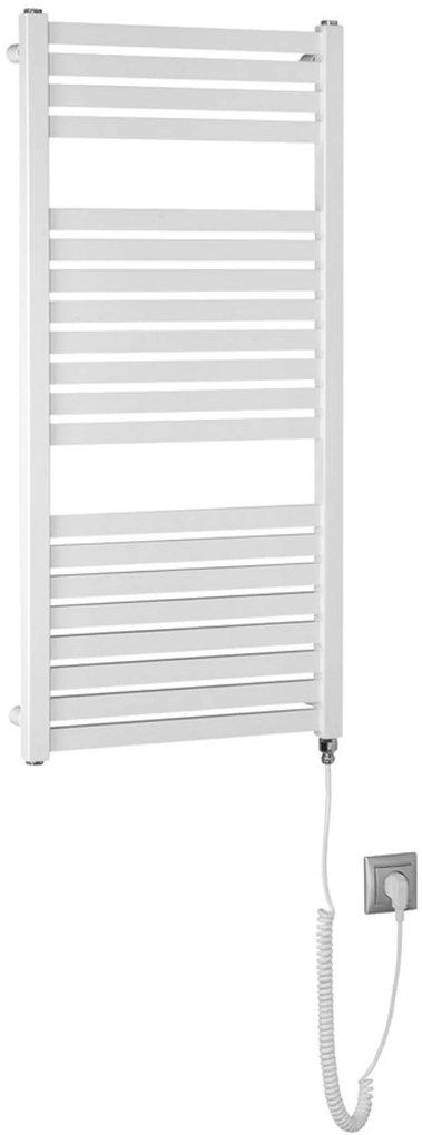 Aqualine - Topné těleso Tondi-E 45x97 cm, 300 W, bílá DE450T