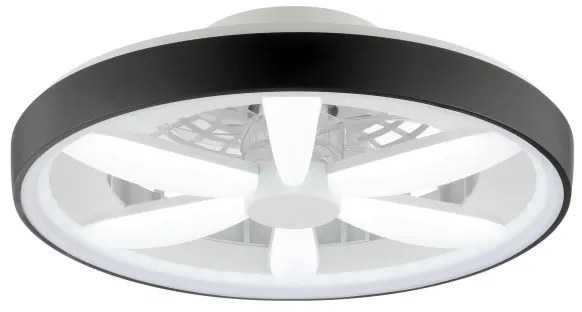 Brilliant - LED RGBW Stropní ventilátor se světlem GAIANO LED/48W/230V černá +DO