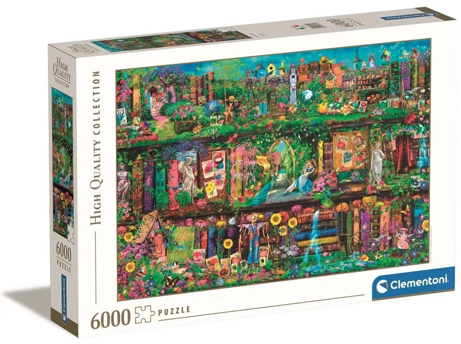 Clementoni - Puzzle 6000 Zahradní police