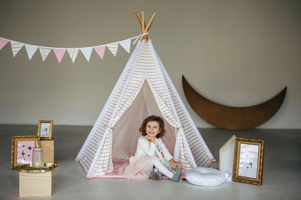 Vigvam design Teepee Aura - čtvercové s doplňky