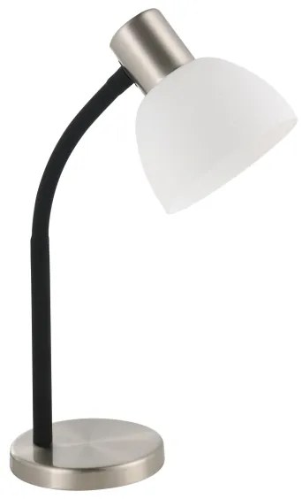 Eglo 901061 - Stolní lampa MACERE 1xE14/25W/230V černá/matný chrom