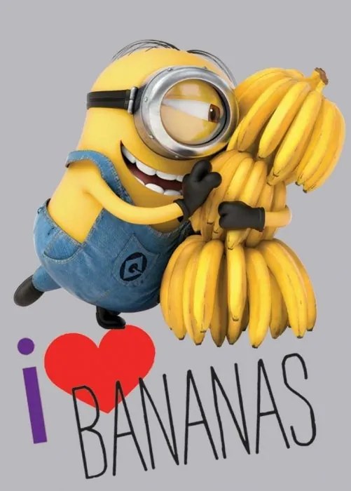 Vopi Dětský koberec Mimoň DM01 Love Bananas Mimoň DM 01 Love Bananas