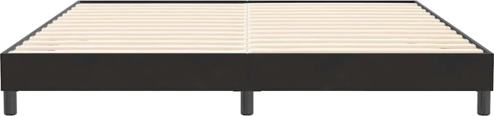 Postel Box Spring bez matrace černá 200x210 cm samet 3315845