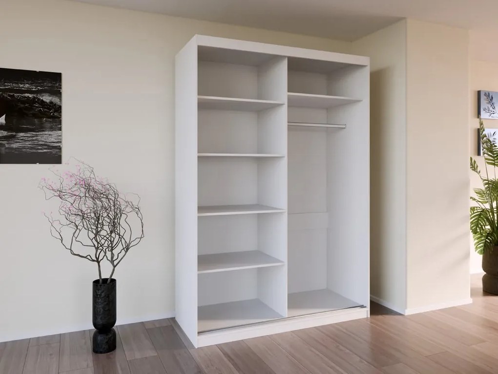 GiB Meble Šatní skříň BREGI SZ150 Barva: Kašmír