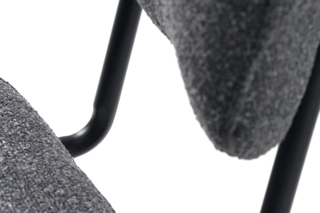 Designová židle Rashtin tmavě šedá