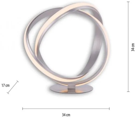 Paul Neuhaus 4531-55 - LED Stmívatelná stolní lampa MELINDA LED/18W/230V chrom