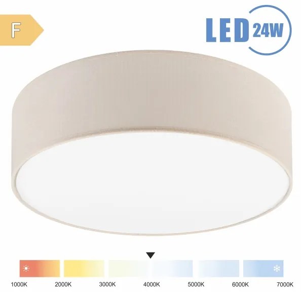Brilagi - LED Stropní svítidlo SIRIJA LED/24W/230V pr. 45 cm krémová