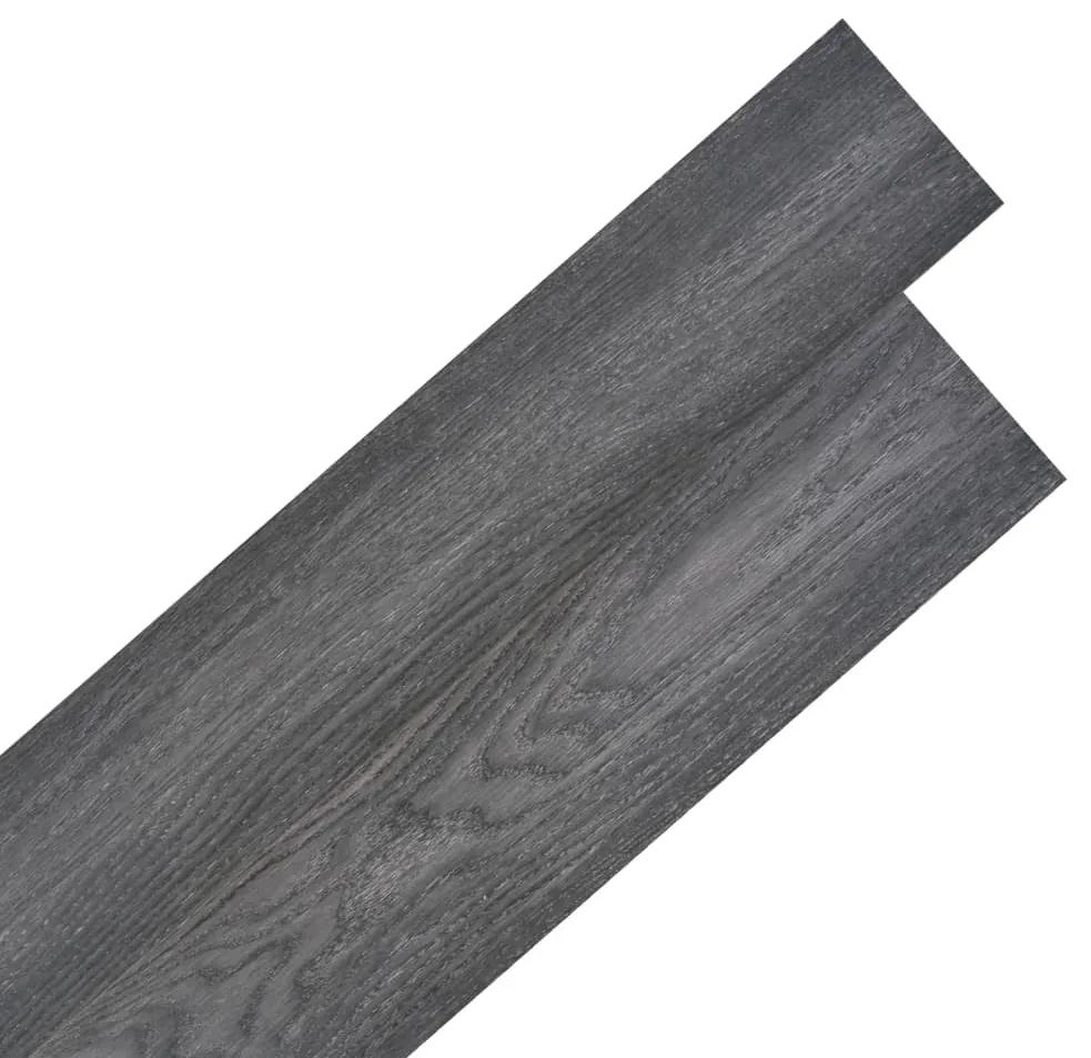 Samolepicí PVC podlahová prkna 2,51 m² 2 mm černobílá,  342877