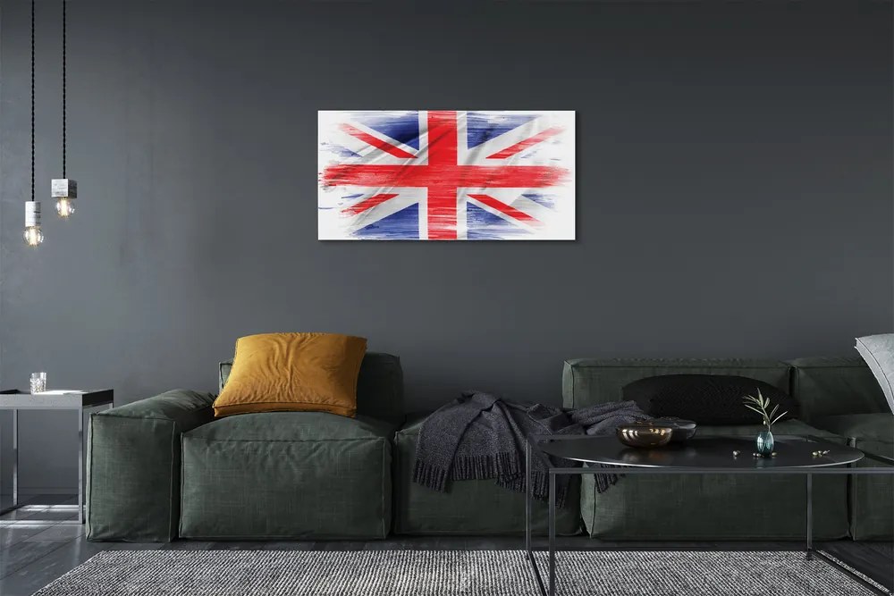 Obrazy na plátně Vlajka Velké Británie 120x60 cm