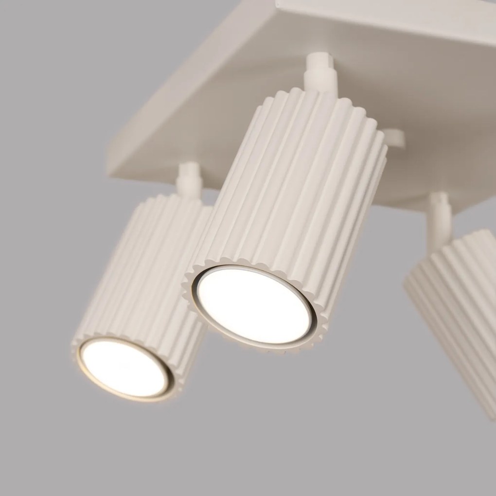 Sollux Lighting Stropní svítidlo KARBON 4 béžové